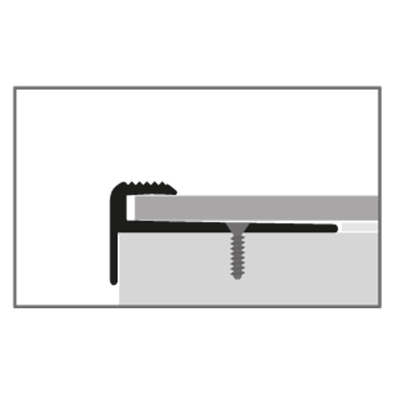 Küberit Alu Treppenkantenprofil Typ 807 Eb 500 Cm Silber 807eb500