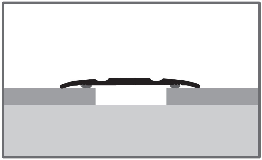 Küberit Alu Übergangsprofil 38 Mm Typ 438 Sk 500 Cm Edelstahloptik