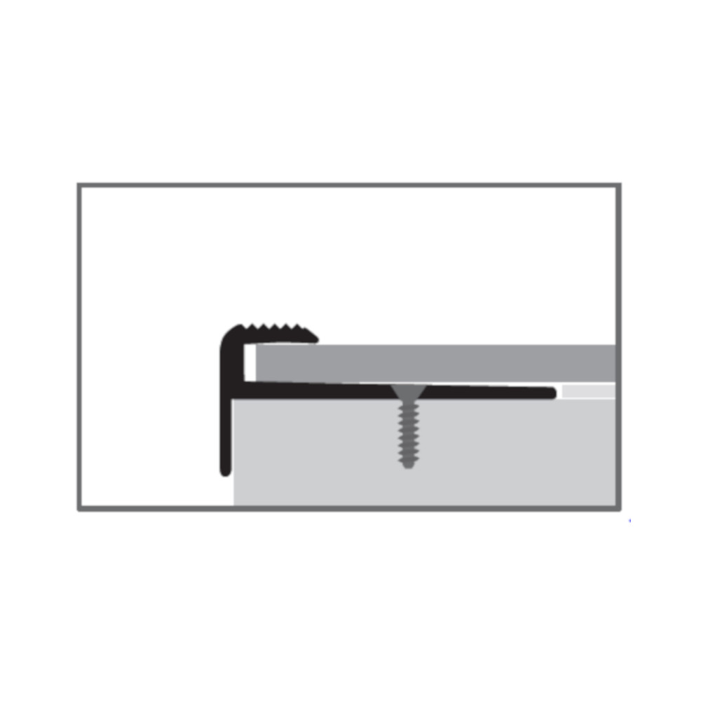 Küberit Alu Einfassprofil Typ 809 100 Cm Poliert F3 Poliert F3