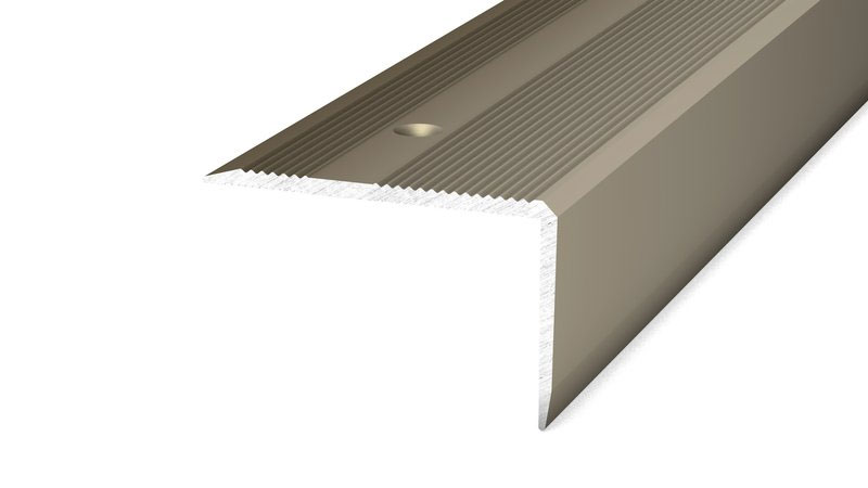 PRINZ Treppenkantenprofil Nr. 293, 40 x 25 mm, 500 cm, edelstahloptik ...