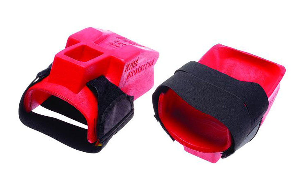 Knieschoner (Knieprotector) rot mit Klettverschluss | 18900